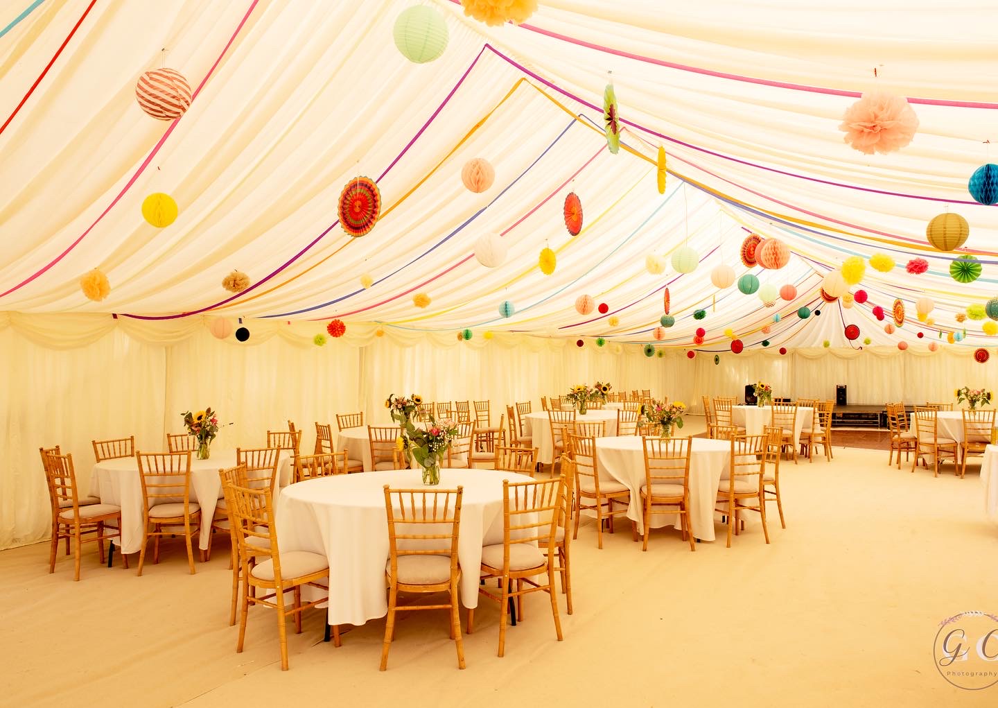 Eclectic Marquees - Frame Marquee Interior 1 - Eclectic Marquees
